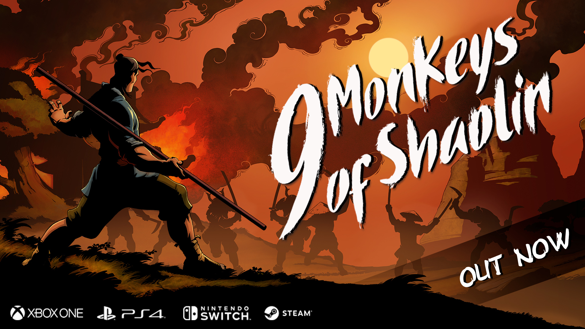 9 Monkeys of Shaolin available now on PC, Xbox One, PlayStation 4 and ...