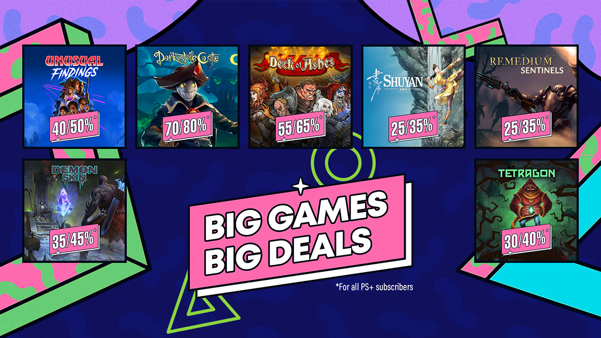 Seven of Our Games Featured in PlayStation Big Games Big Deals Sale ...